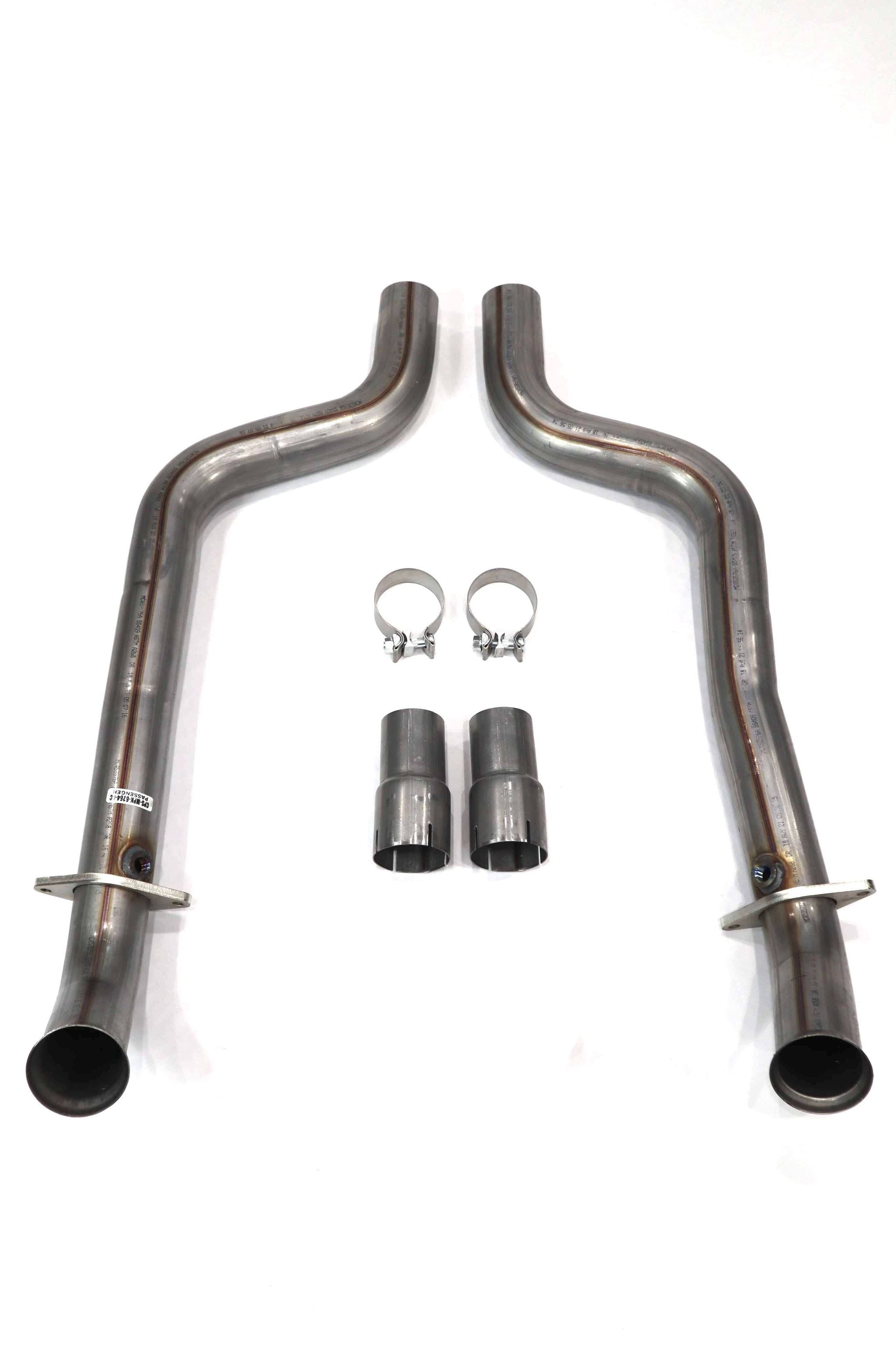 Stainless Mid Pipe System for 15-22 Dodge Challenger/Charger 6.2L/6.4L ...
